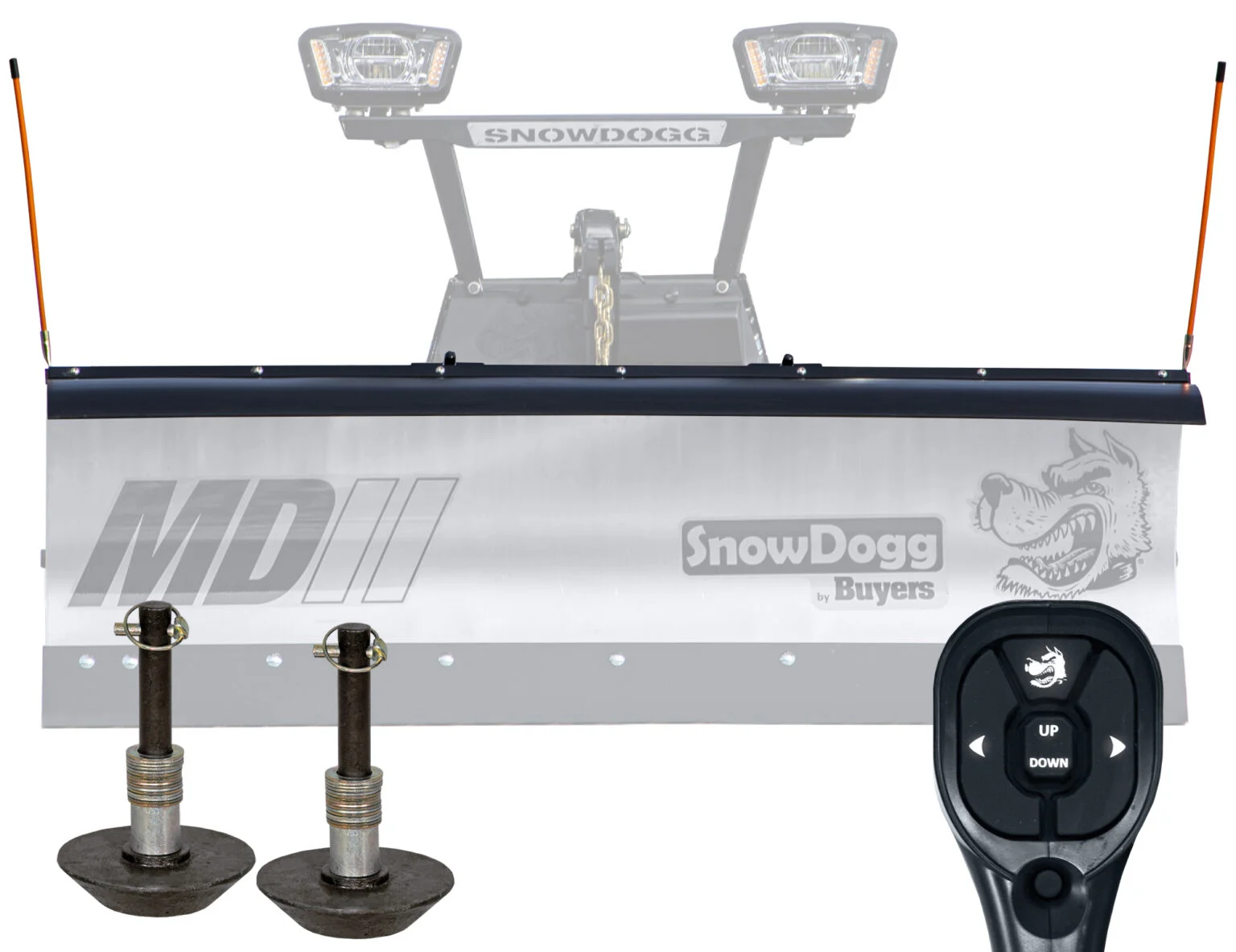 SnowDogg MDII Snow Plow with RapidLink for 1/2 Ton Trucks & SUVs ...